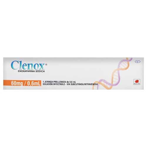 Clenox 60mg/0.6ml jeringa prellenada - 1 und