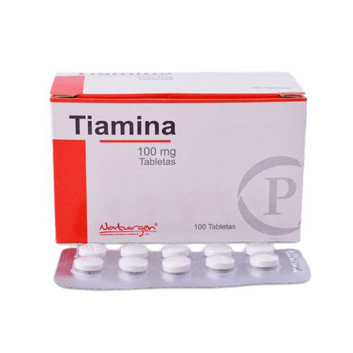 Tiamina 100mg tableta - Blíster 10 und