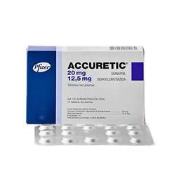 Accuretic 20mg+12.5mg Tabletas Recubierta