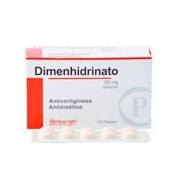 Dimenhidrinato 50mg Tabletas