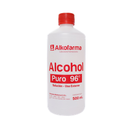 Alcohol 96% Frasco 500 ml
