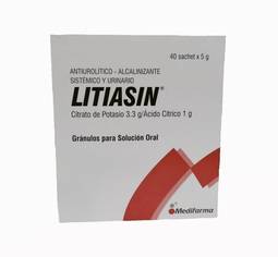 Litiasin Gránulos para Solución Oral