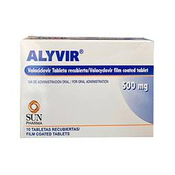 Alyvir 500mg Tabletas Recubierta - Caja 10 und