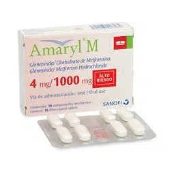 Amaryl M 1000mg-4mg Comprimidos
