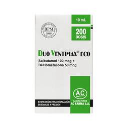 Duo Ventimax Eco100-50mcg Frasco 200 dosis