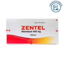 Zentel 400mg tableta - Blíster 10 und
