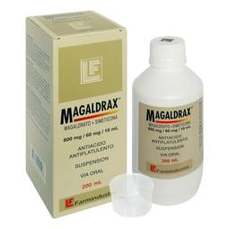 Magaldrax 800mg-60mg/10ml Suspensión Frasco 200 ml