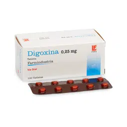 Digoxina 0.25Mg Farmindustria Tabletas