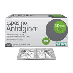 Espasmo Antalgina 250mg-10mg Tabletas Recubiertas