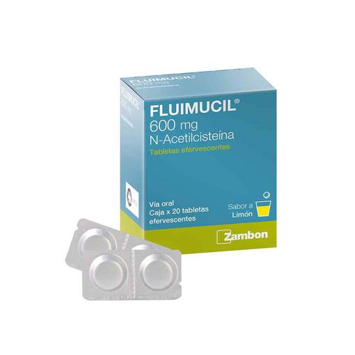 Fluimucil 600mg Tab Efervescente Blíster 2 und