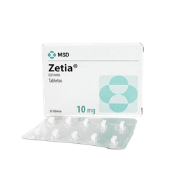 Zetia 10mg Tabletas