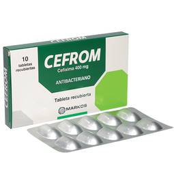 Cefrom 400 mg Tabletas Recubiertas