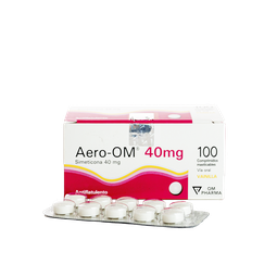 Aero-OM 40mg Tabletas Masticables