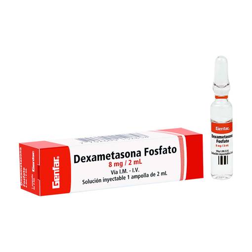 Dexametasona 8mg/2ml ampolla x 2ml - 1 und