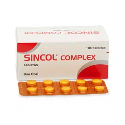 Sincol Complex 125mg-10mg Tabletas