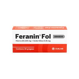 Feranin Fol 100mg tableta masticable
