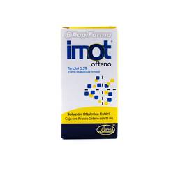 Imot Ofteno 0.5% Solución Oftálmica Frasco 15 ml