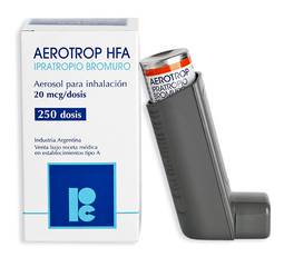 Aerotrop 20 mcg/dosis Aerosol para Inhalación Frasco 250 DSS