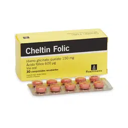 Cheltin Folic 150/0.6mg Tableta Recubierta