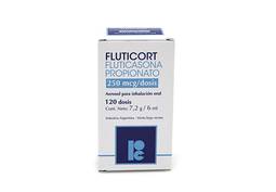 Fluticort 250mcg/dosis inhalador x 120dosis