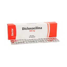 Dicloxacilina 500mg Genfar Cápsulas