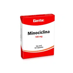 Minociclina 100mg Cápsulas