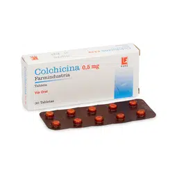 Colchicina 0.50mg Tabletas