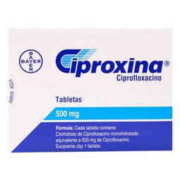 Ciproxina 500mg Tabletas