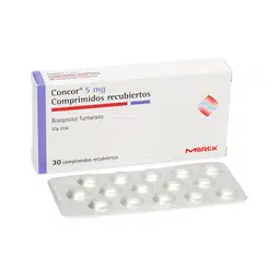 Concor 5mg Tabletas Recubiertas
