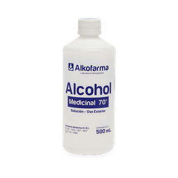 Alcohol 70% Frasco 500 ml