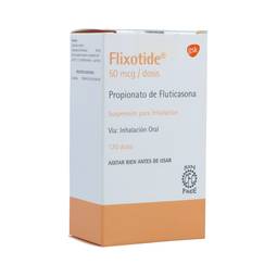 Flixotide 50mcg/dosis inhalador 120 dosis