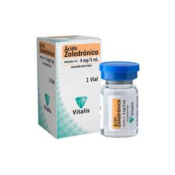 Acido zoledronico 4mg vial + solucion 5ml
