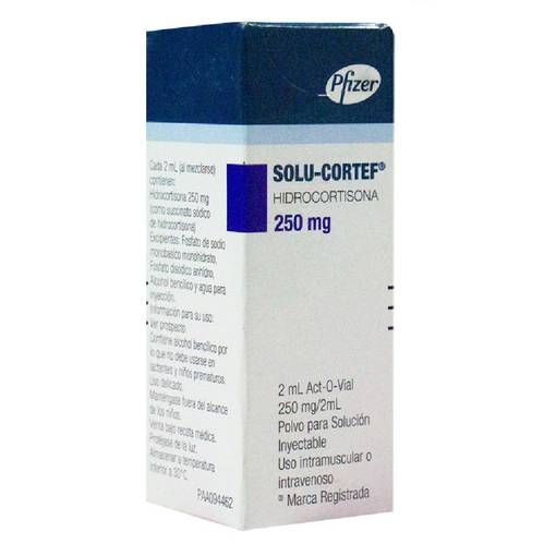 Solu-cortef 250mg/2ml Ampolla - 1 und