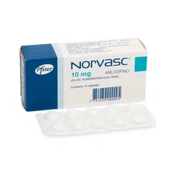 Norvasc 10 Mg Tabletas